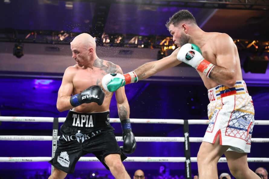 Photos: Bakhram Murtazaliev dominates, drops & stops Tim Tszyu to ...