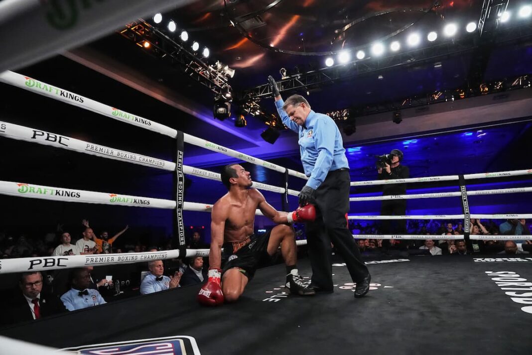 Photos: Bakhram Murtazaliev dominates, drops & stops Tim Tszyu to ...