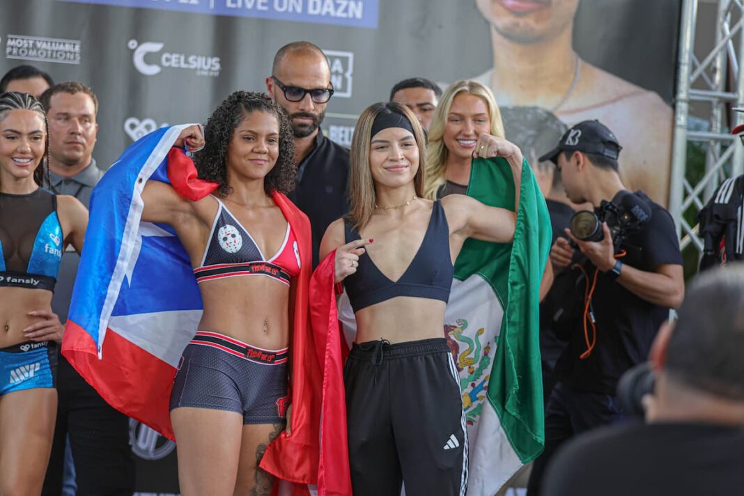 Photos: Krystal Rosado vs Perla Lomeli on weight at MVP 9, full card set - FIGHTMAG