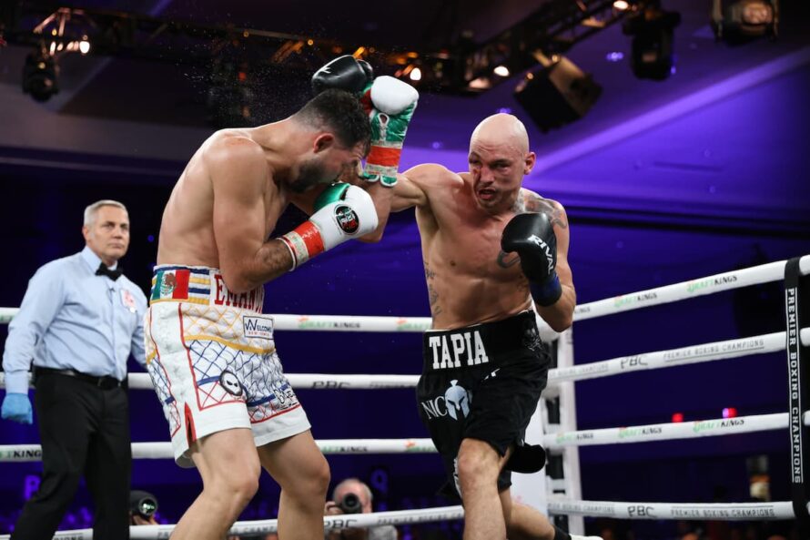 Photos: Bakhram Murtazaliev dominates, drops & stops Tim Tszyu to ...