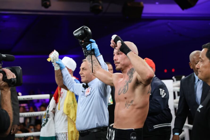 Photos: Bakhram Murtazaliev dominates, drops & stops Tim Tszyu to ...