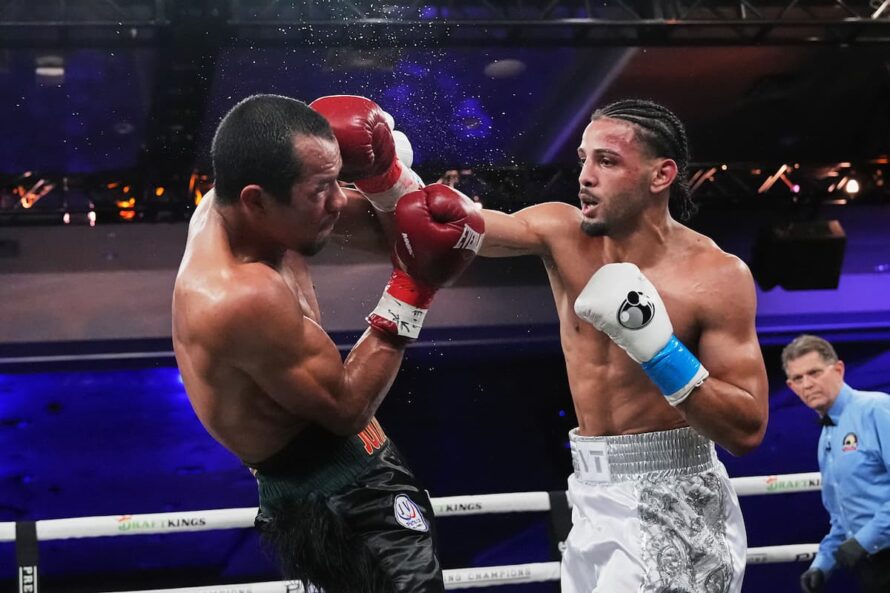 Photos: Bakhram Murtazaliev dominates, drops & stops Tim Tszyu to ...