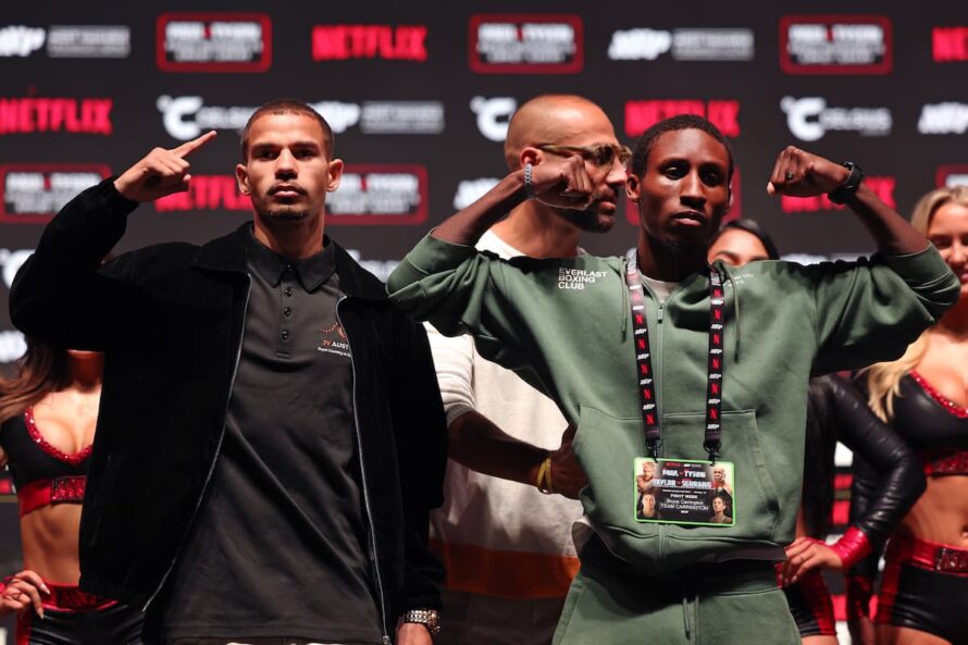 Photos: Jake Paul vs Mike Tyson final pre-fight press conference - FIGHTMAG
