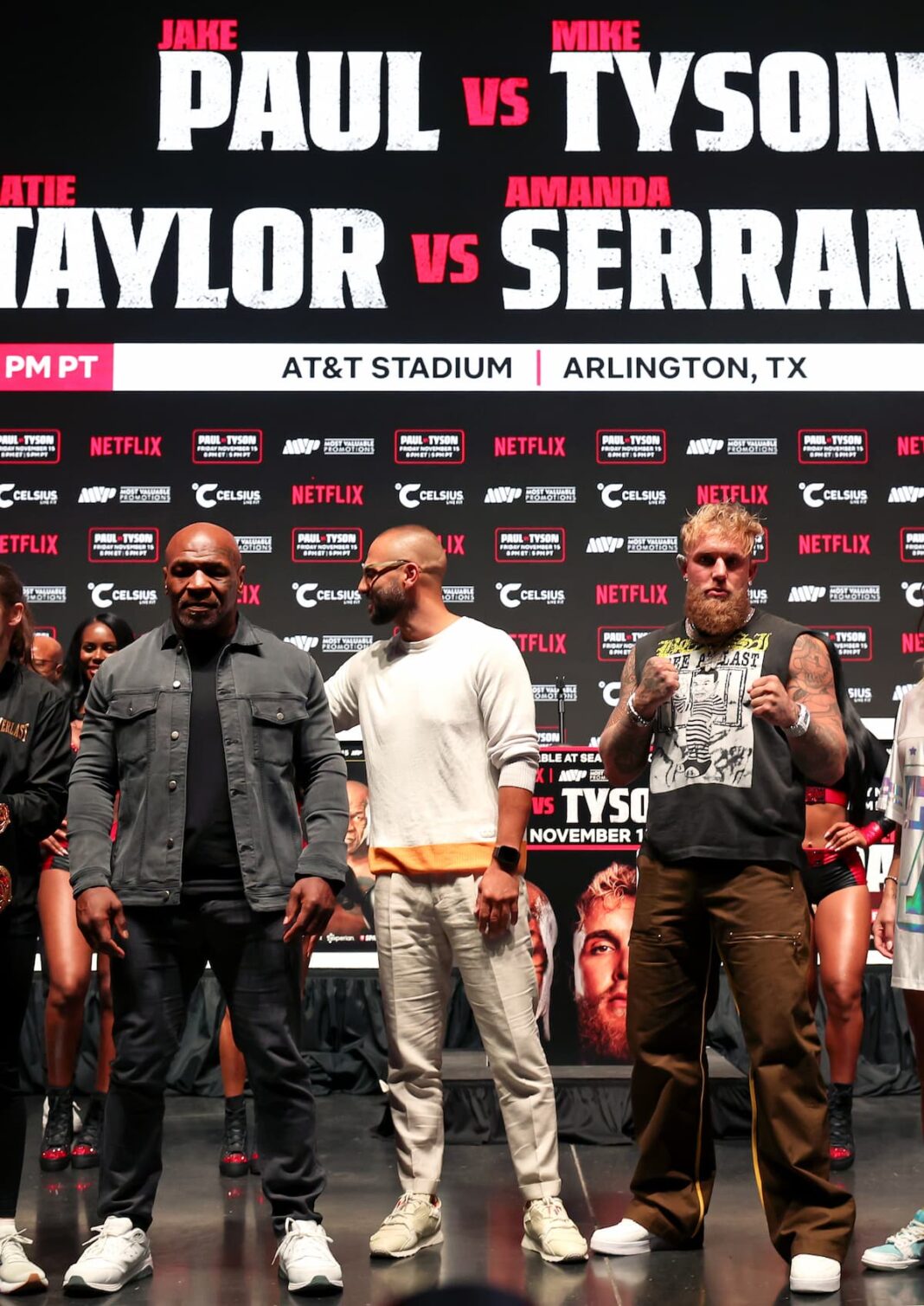 Photos: Jake Paul vs Mike Tyson final pre-fight press conference - FIGHTMAG