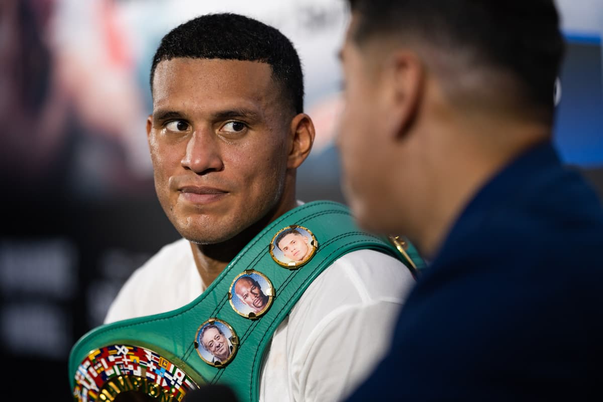 Photos: David Benavidez & David Morrell showcase skills at open workout ...