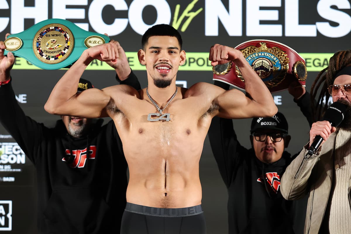 Photos: Diego Pacheco vs Steven Nelson on weight for 168 lbs bout in ...