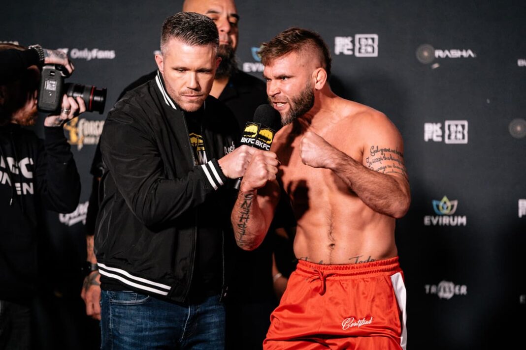 KnuckleMania 5 photos: Eddie Alvarez vs Jeremy Stephens on weight in ...