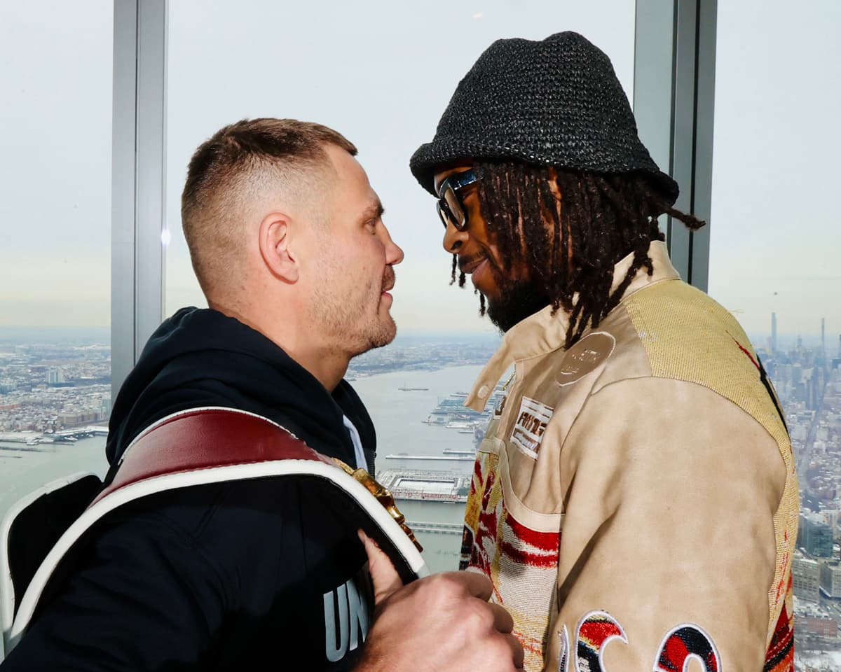 Photos: Denys Berinchyk vs Keyshawn Davis first face-off at One World ...