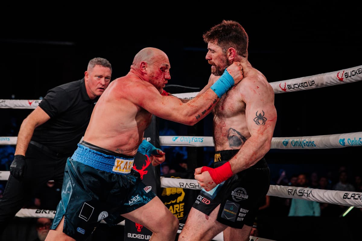 BKFC Newcastle photos: Karl Thompson stops Rob Boardman to claim title ...