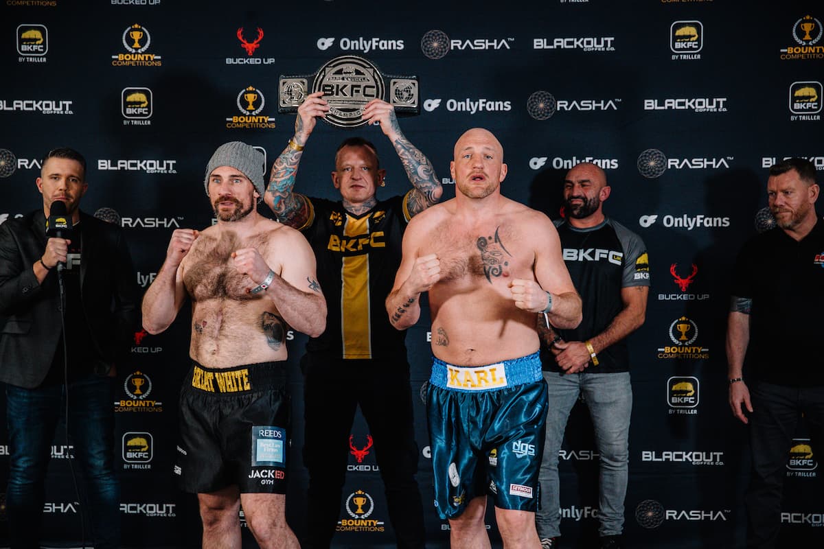 BKFC Newcastle results: Thompson vs Boardman - FIGHTMAG