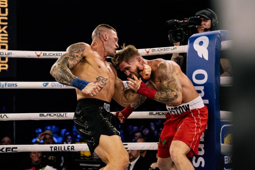 BKFC Philly photos: Dustin Pague TKO's Andrew Angelcor in second round - FIGHTMAG