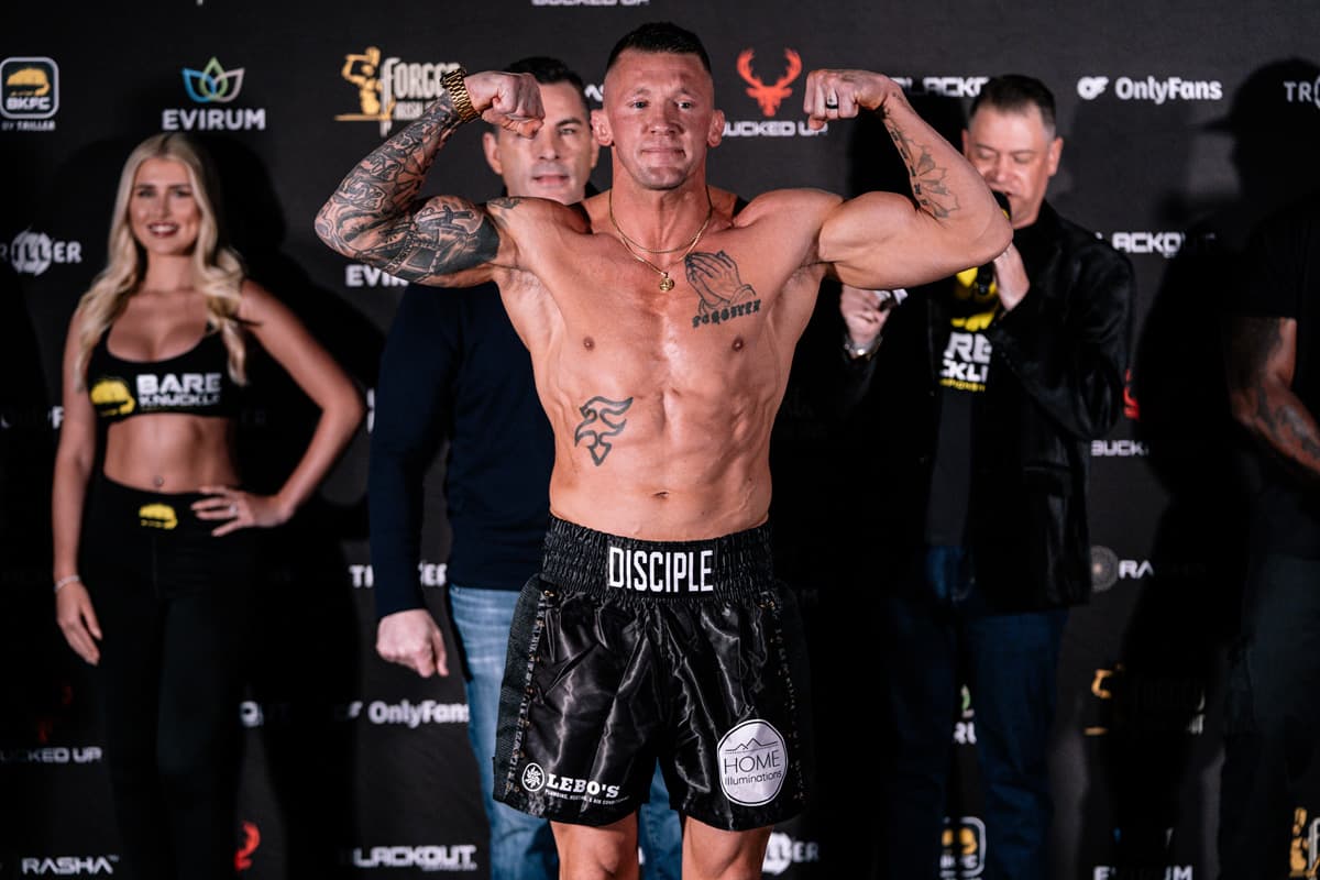 BKFC Philly weigh-in photos: Dustin Pague vs Andrew Angelcor official - FIGHTMAG