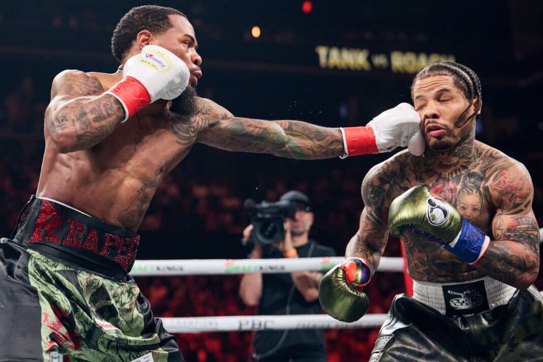 Photos: Gervonta Davis takes a knee, fights Lamont Roach Jr to majority ...