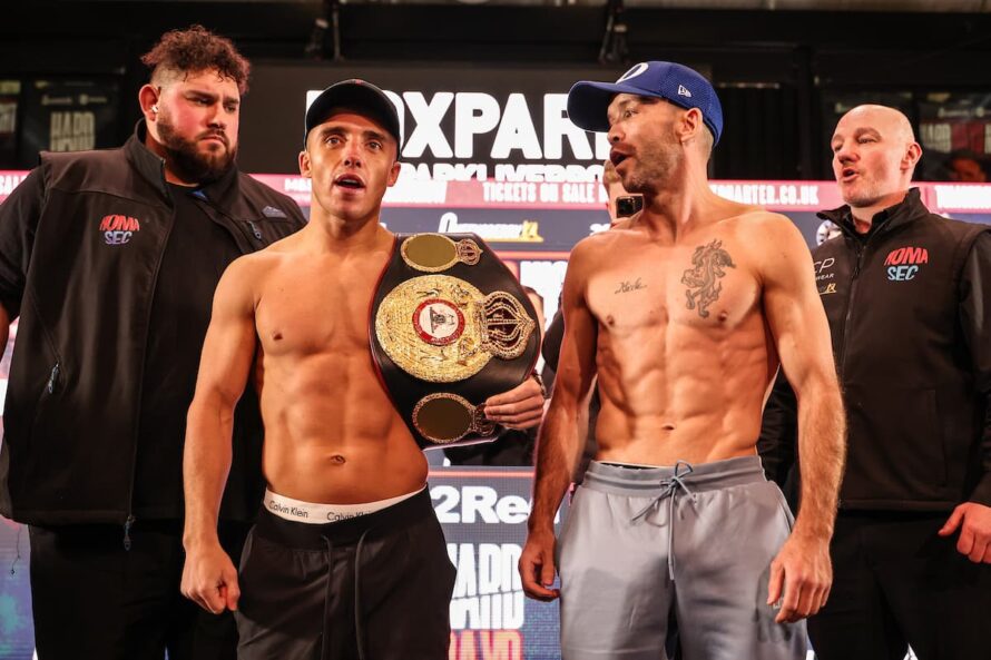 Photos: Nick Ball vs TJ Doheny official for 126 lbs title in Liverpool ...