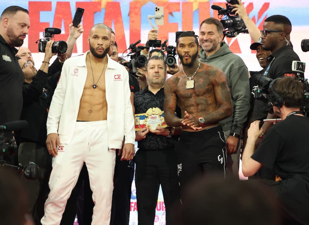 Photos: Chris Eubank Jr vs Conor Benn on weight for 160-pound clash in London - FIGHTMAG