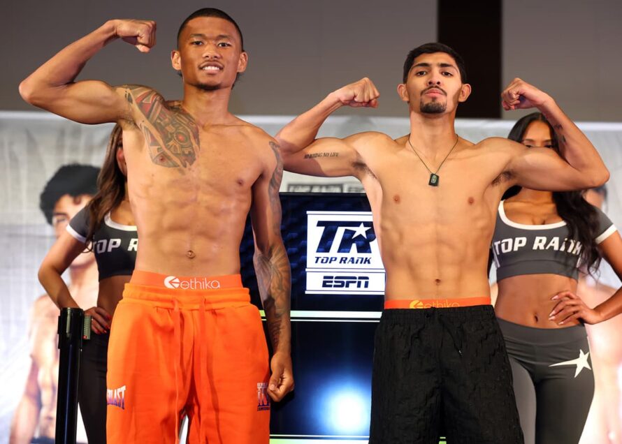 Photos: Richard Torrez Jr vs Guido Vianello heavyweight clash official ...