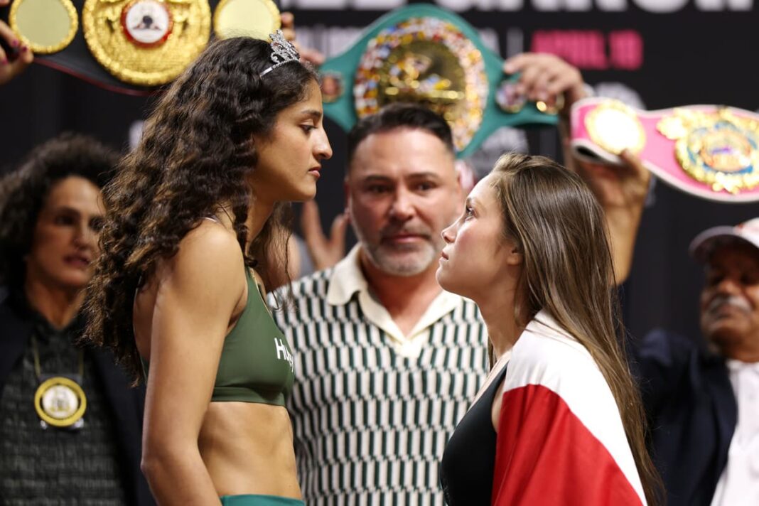 Photos: Gabriela Fundora vs Marilyn Badillo on weight for undisputed ...