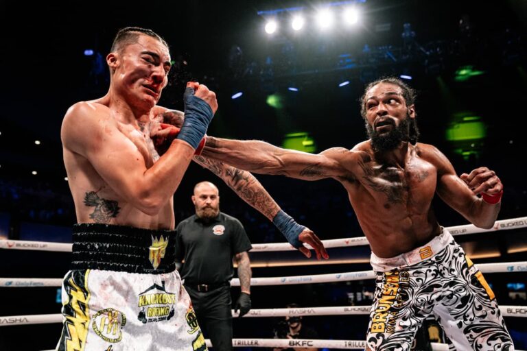 BKFC Omaha photos: Marcus Edwards dominates Dakota Cochrane in first ...