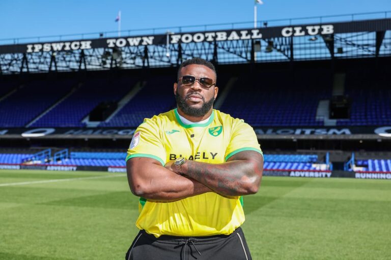 Photos: Fabio Wardley vs Jarrell Miller first face-off at Portman Road ...