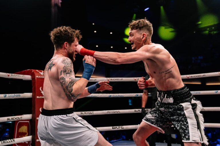 BKFC Omaha photos: Marcus Edwards dominates Dakota Cochrane in first ...