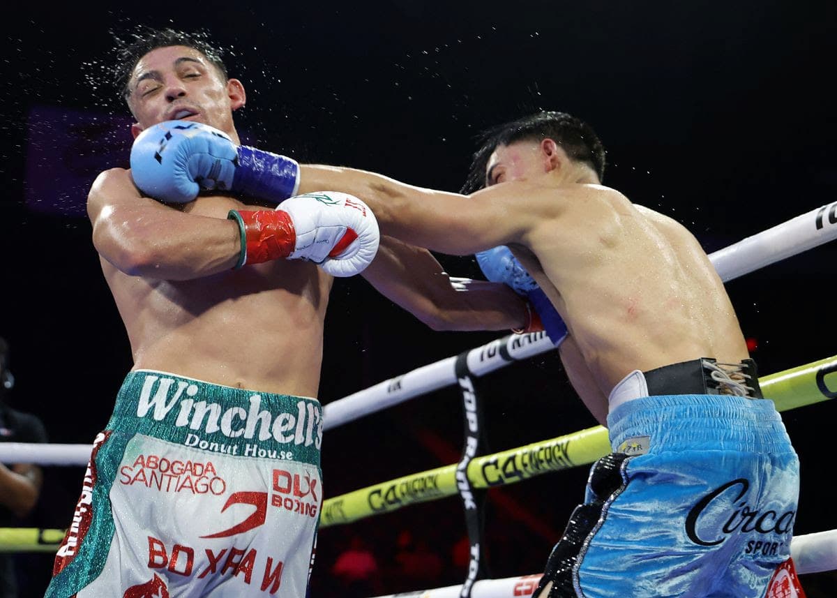 Knockout video: Angelo Leo claims title with one-punch KO of Luis ...