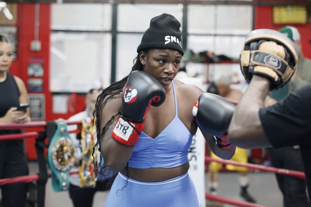 Photos: Claressa Shields prepares for 'very tough' Lani Daniels in her ...
