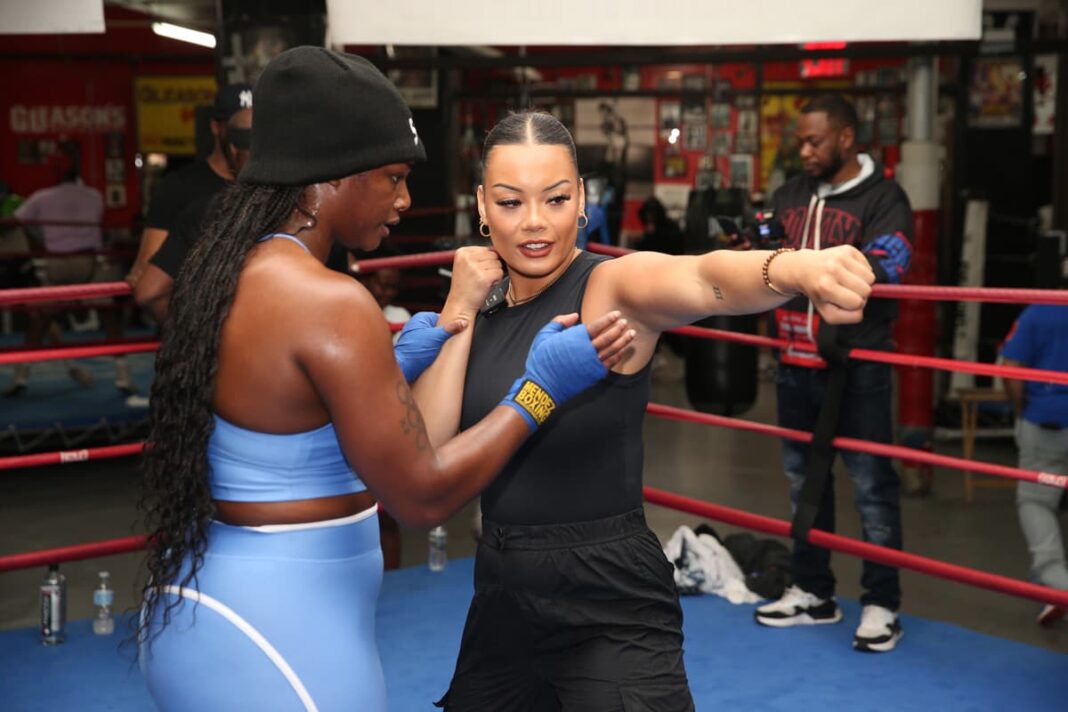 Photos: Claressa Shields prepares for 'very tough' Lani Daniels in her ...
