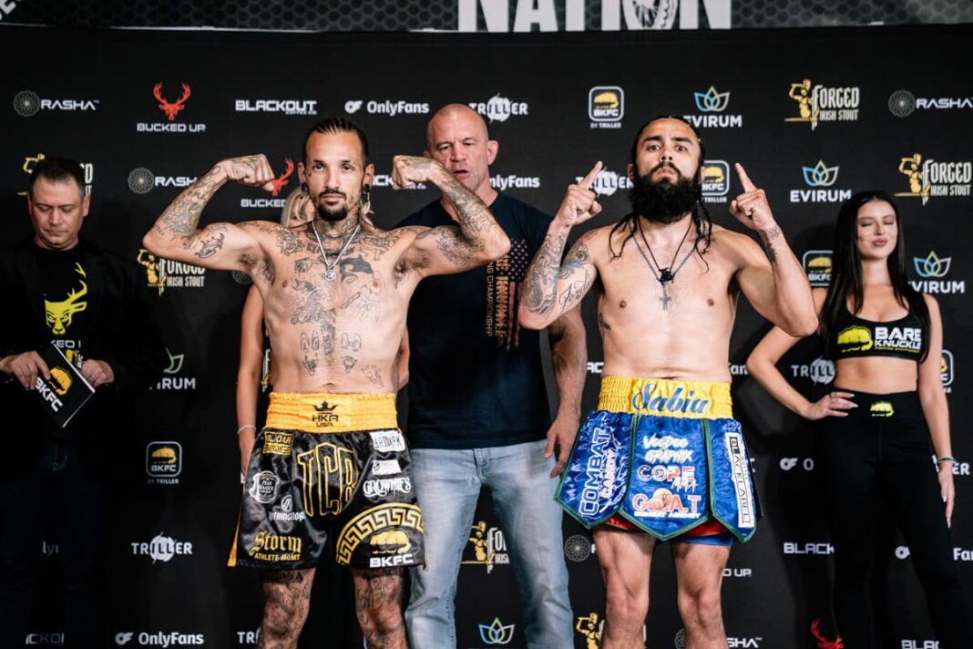 BKFC Clearwater weigh-in photos: Jared Warren vs Joseph Creer official ...