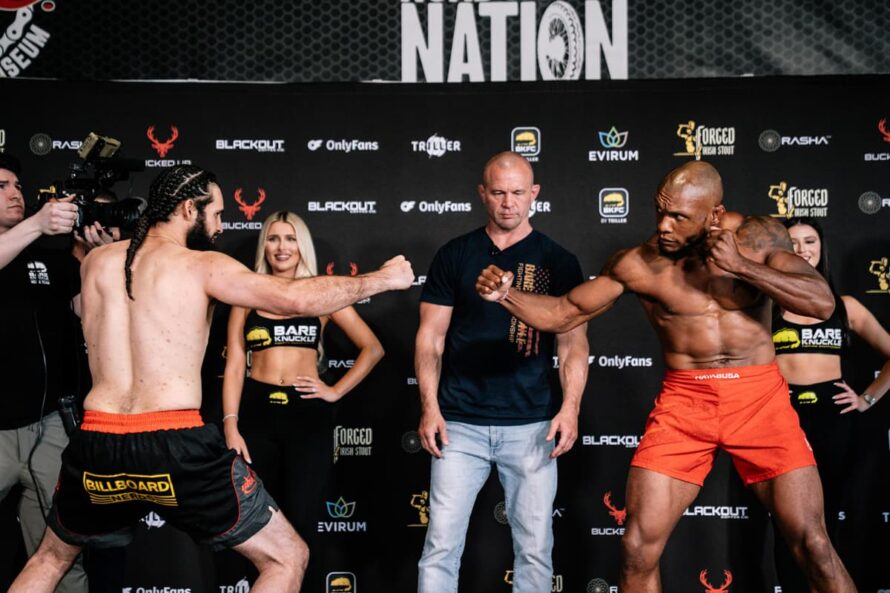 BKFC Clearwater weigh-in photos: Jared Warren vs Joseph Creer official ...