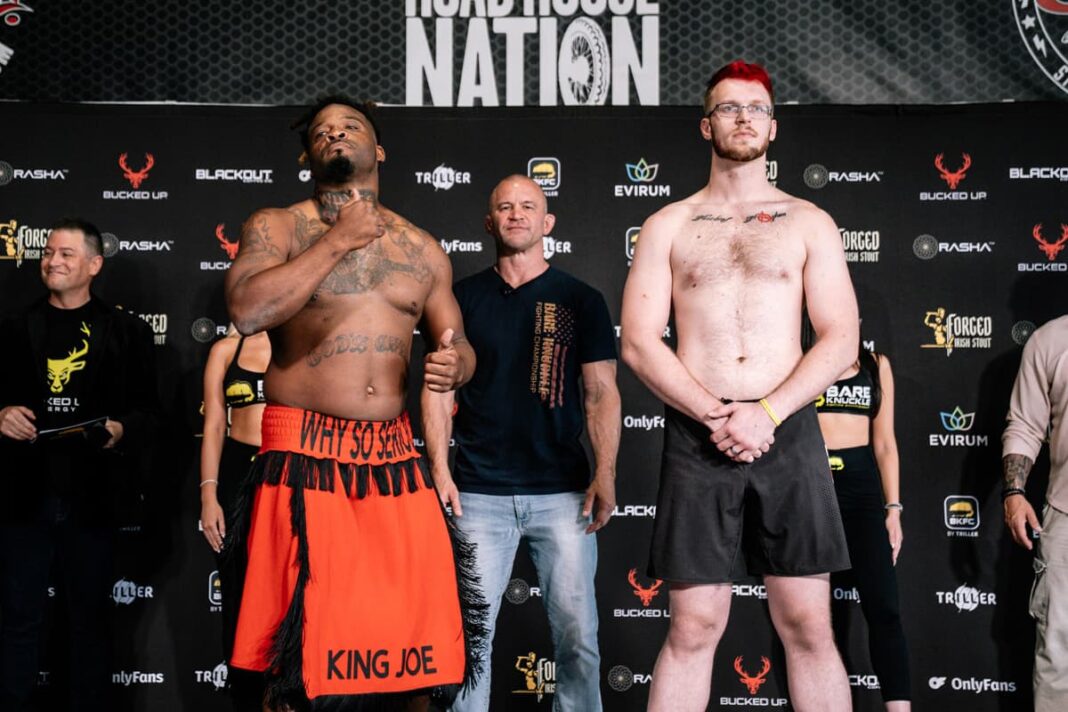 BKFC Clearwater weigh-in photos: Jared Warren vs Joseph Creer official ...