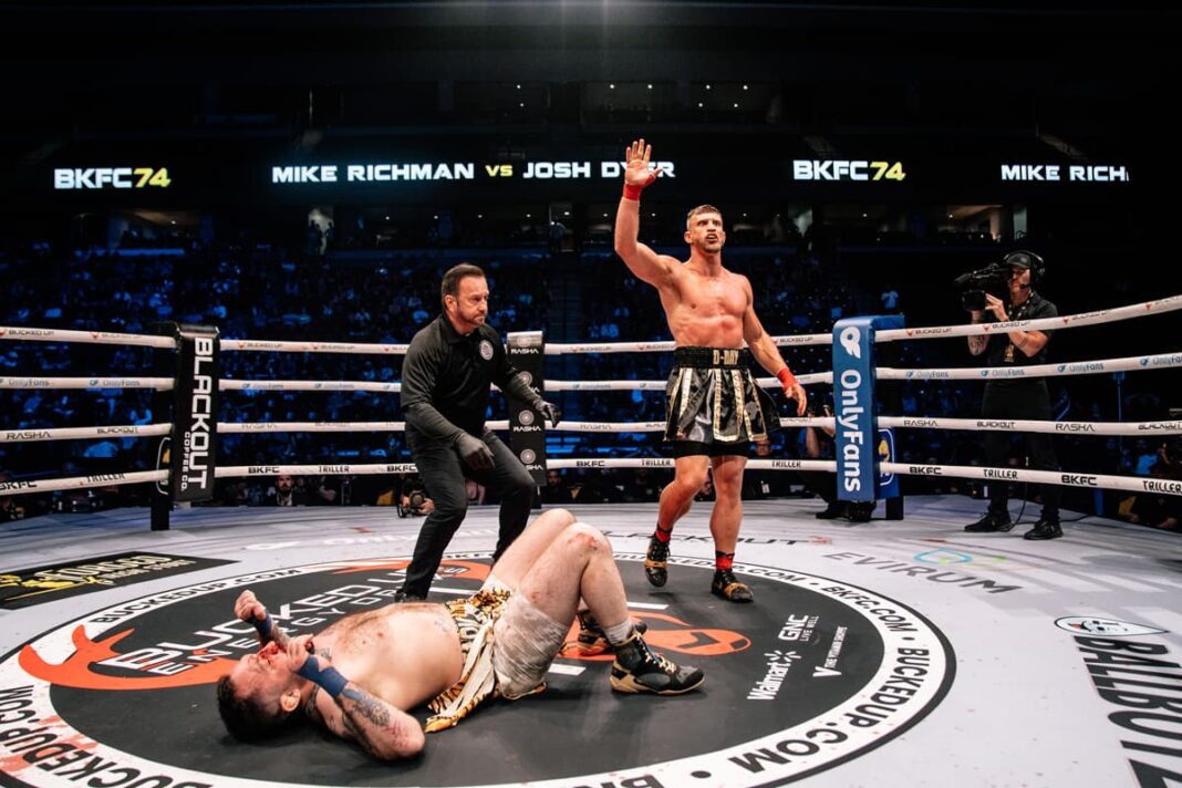 BKFC 74 Salt Lake City photos: Josh Dyer stops Mike Richman to claim ...