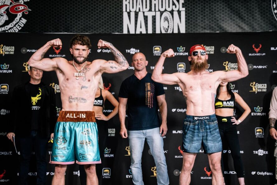 BKFC Clearwater weigh-in photos: Jared Warren vs Joseph Creer official ...