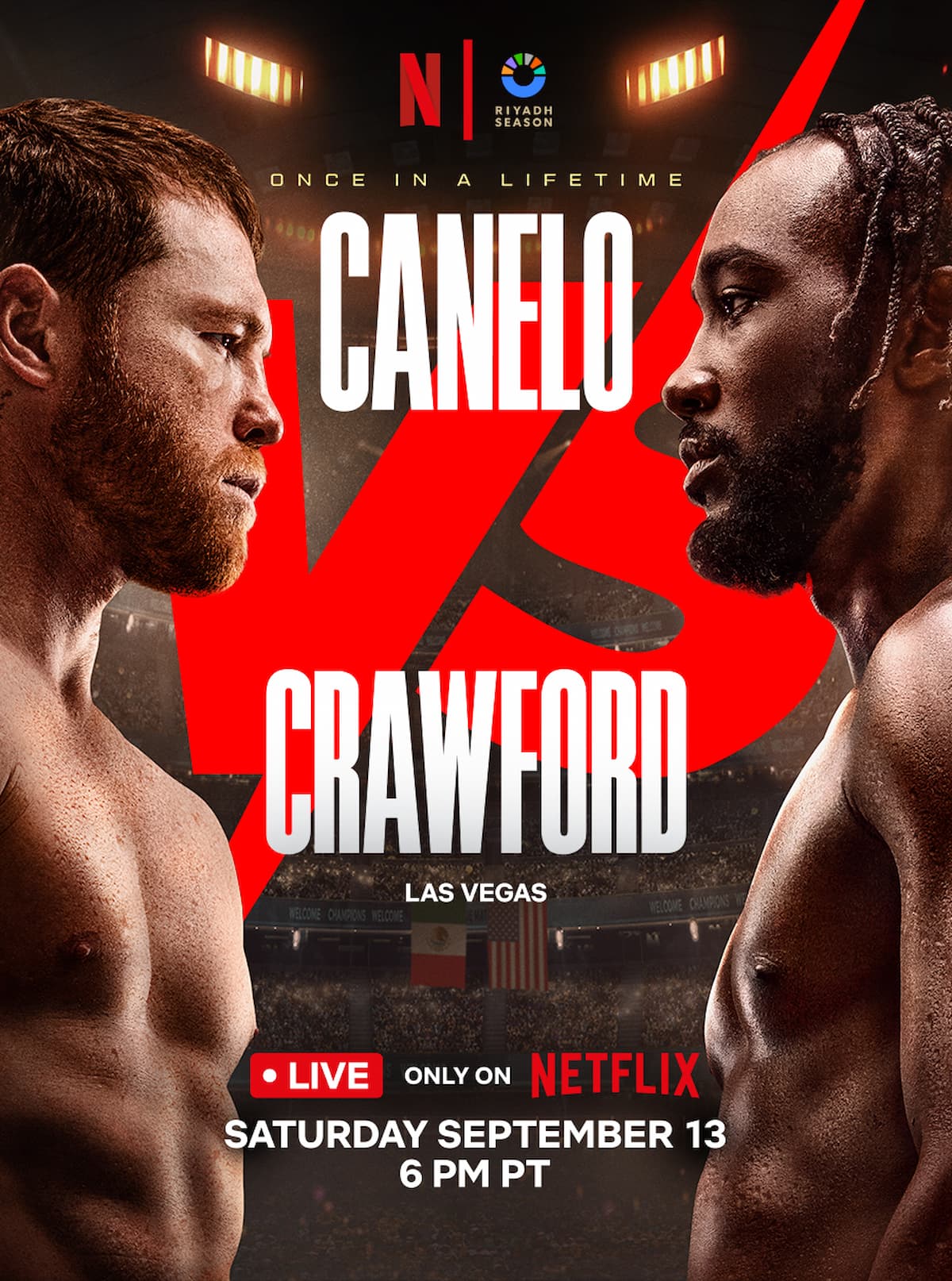 Canelo vs Crawford: Fight Week schedule, 'Countdown' release & Key Art ...