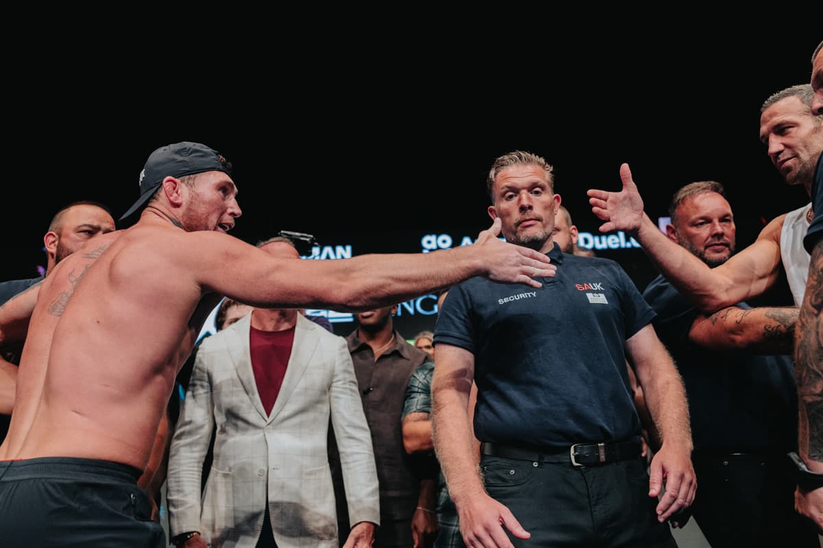 Photos: Darren Till and Luke Rockhold kept apart at Misfits Boxing 22 ...