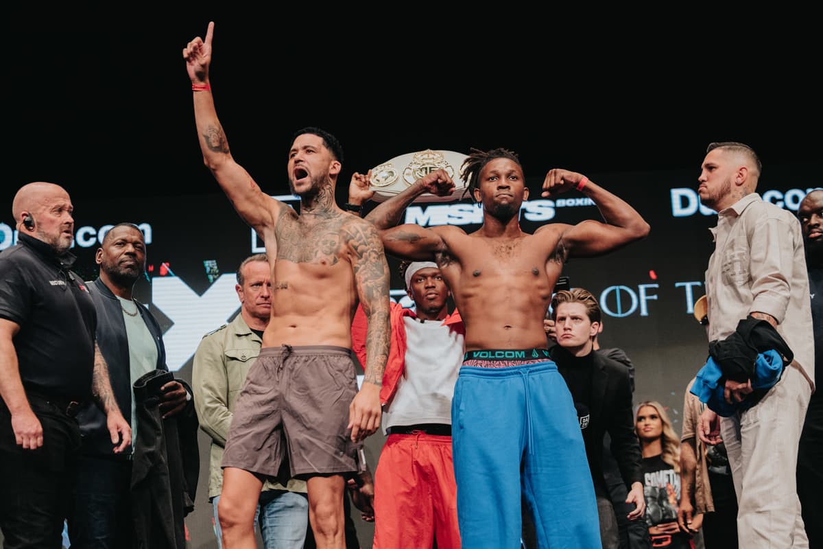 Misfits Boxing 22 weigh-in photos: Darren Till vs Luke Rockhold ...