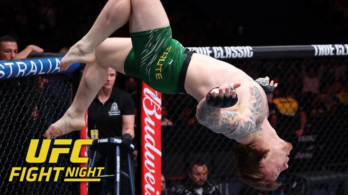 UFC Perth video: Jimmy Crute submits Ivan Erslan - FIGHTMAG
