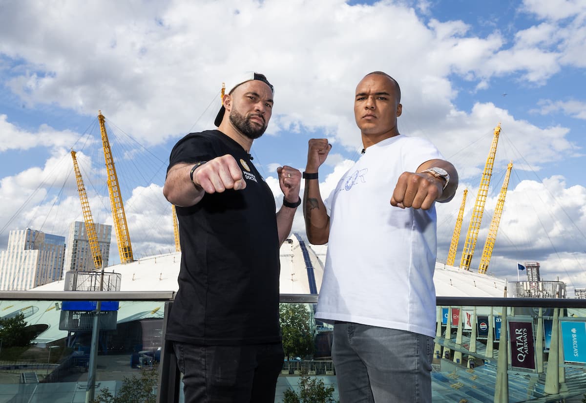Photos: Joseph Parker and Fabio Wardley face off outside The O2 - FIGHTMAG