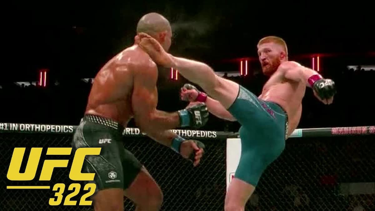 UFC 322 video: Bo Nickal KOs Rodolfo Vieira with head kick - FIGHTMAG