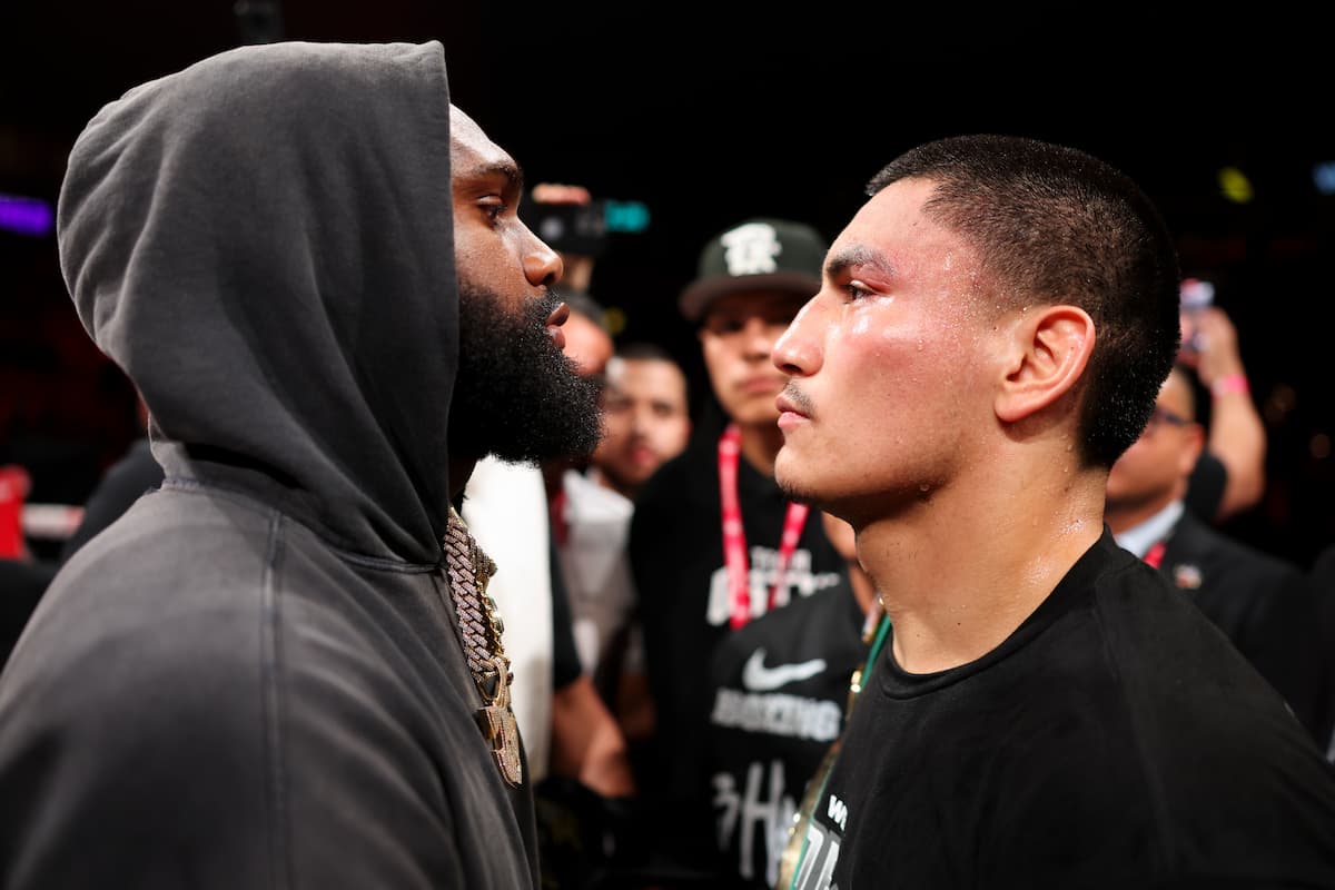 Video: Vergil Ortiz Jr. faces off with Jaron 'Boots' Ennis - FIGHTMAG