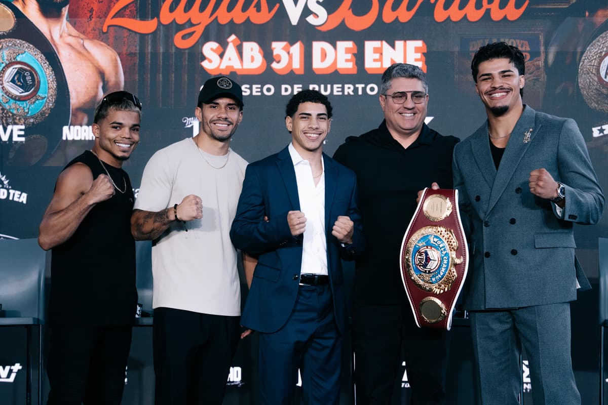 Zayas vs Baraou: First face-off at kickoff press conference - FIGHTMAG