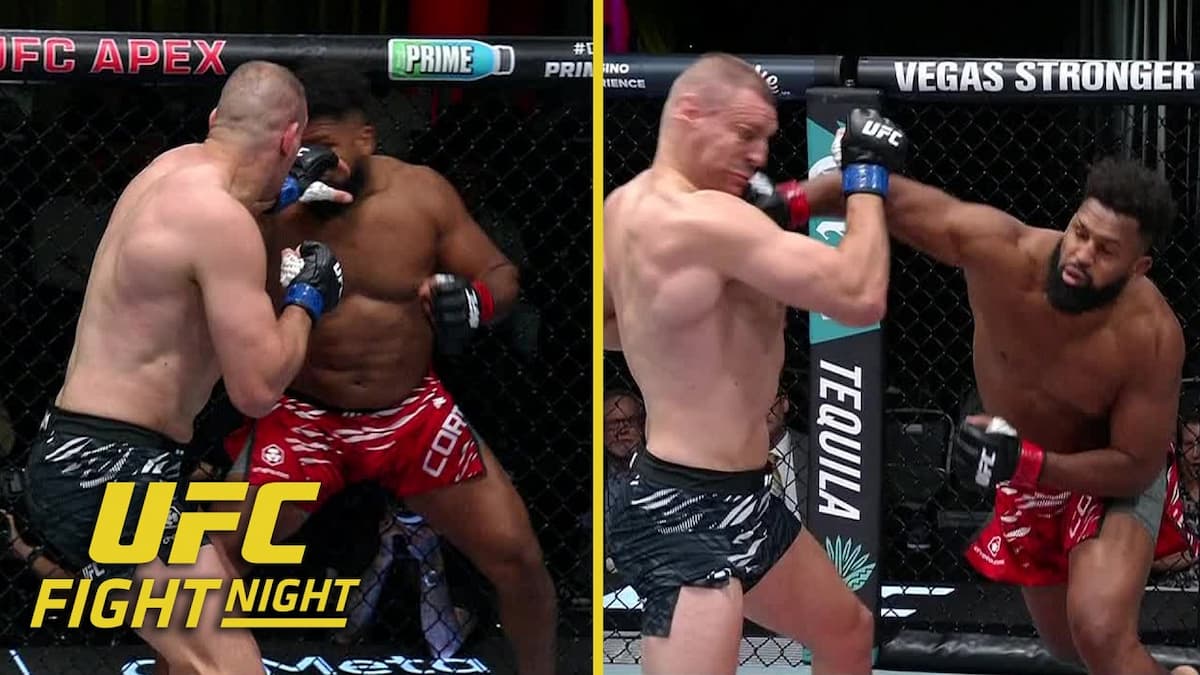 UFC Vegas 110 video: Waldo Cortes-Acosta suffers eye poke, knocks out ...
