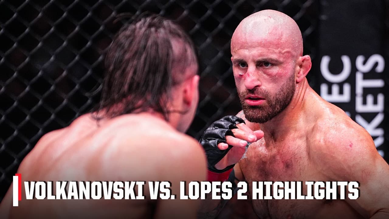 Alex Volkanovski vs Diego Lopes 2: Fight video highlights from UFC 325 ...