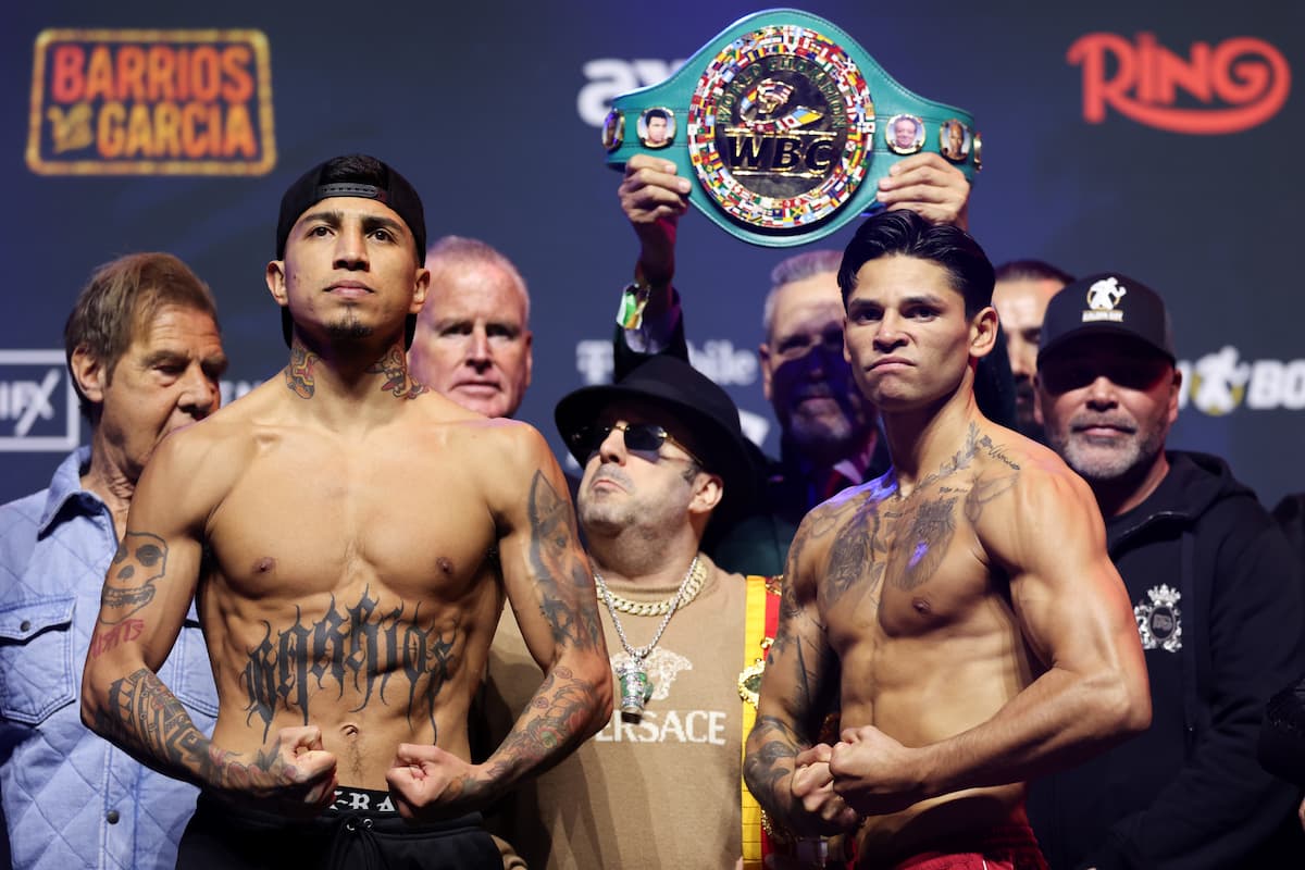 Live results: Ryan Garcia beats Mario Barrios to claim title - Video ...