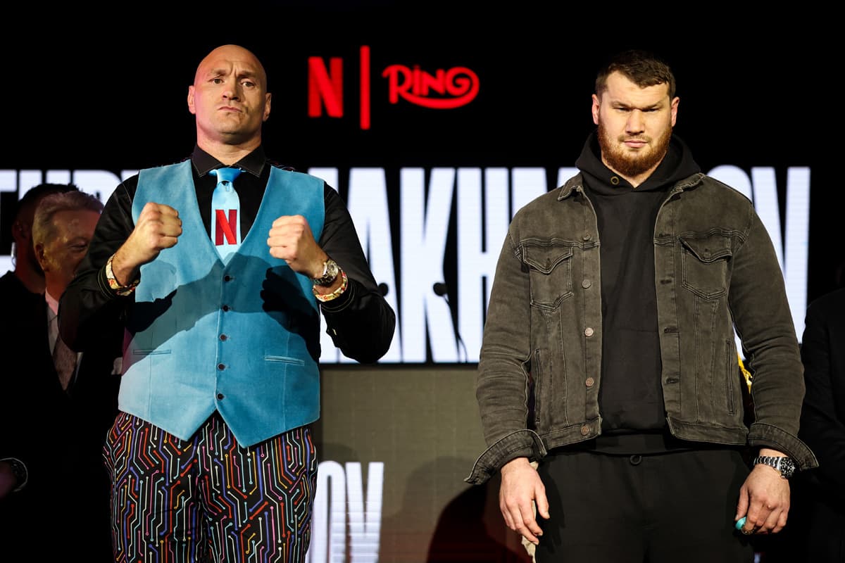 Photos: Tyson Fury and Arslanbek Makhmudov preview April clash - FIGHTMAG