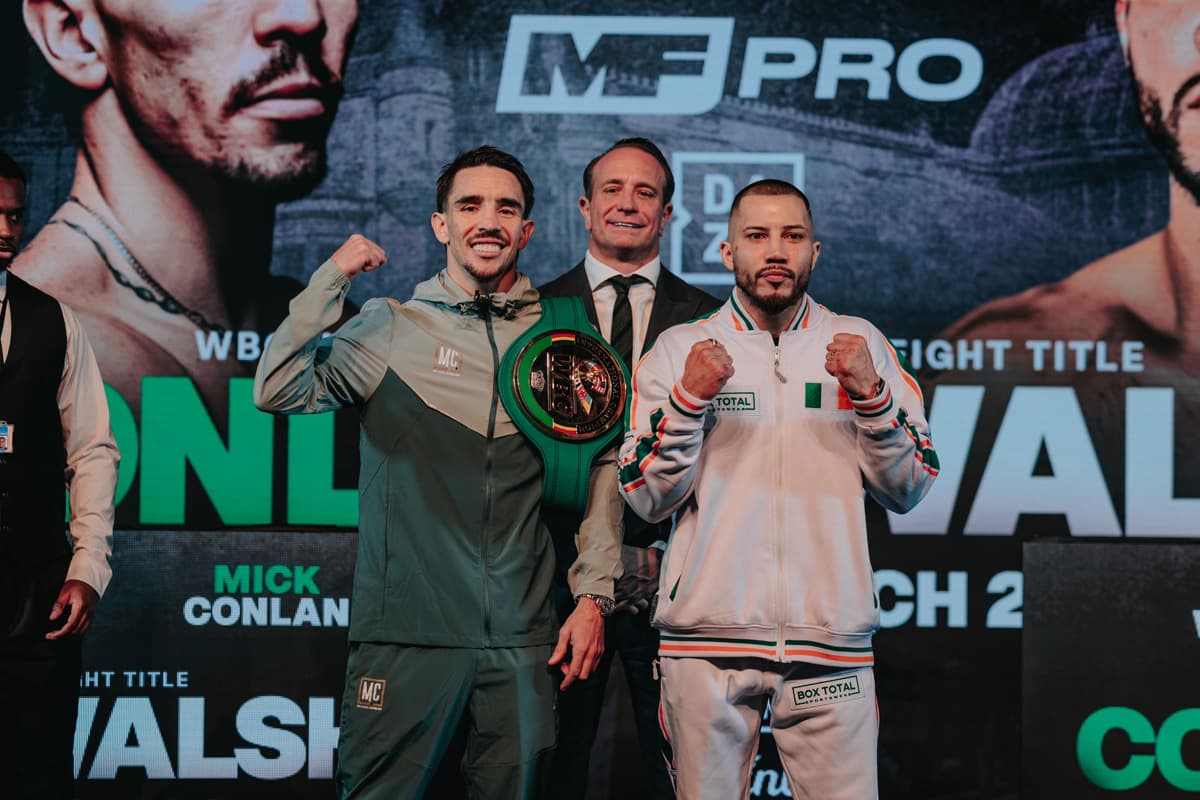 Photos: Conlan and Walsh face off at press conference - FIGHTMAG