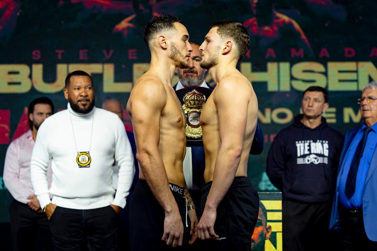 Photos: Steven Butler and Ramadan Hiseni make weight - FIGHTMAG