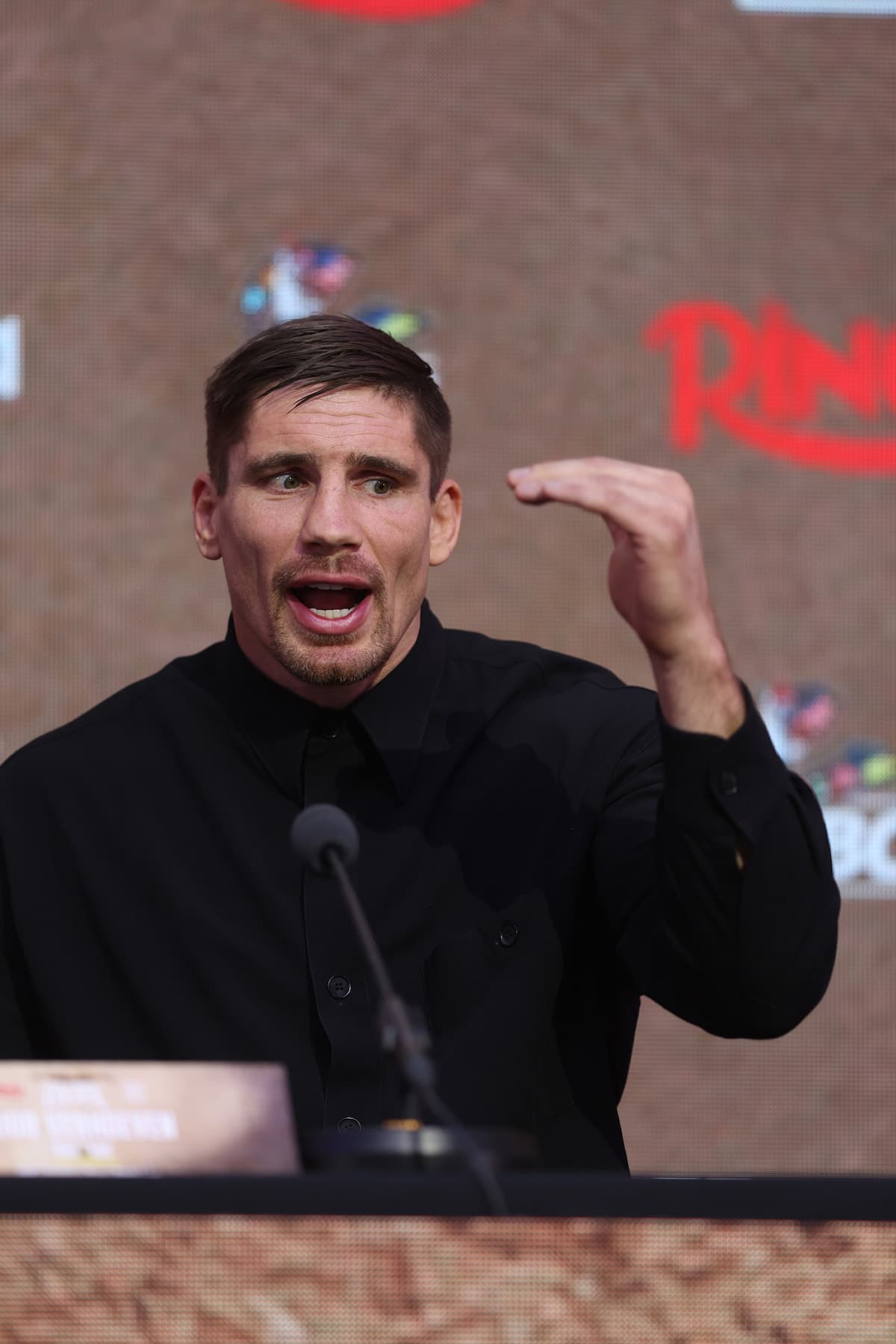Photos: Usyk and Rico face off at launch press conference - FIGHTMAG