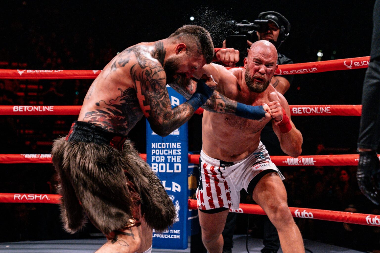 BKFC Blood 4 Blood live results: Cameron Delano stops Alex Terrible ...