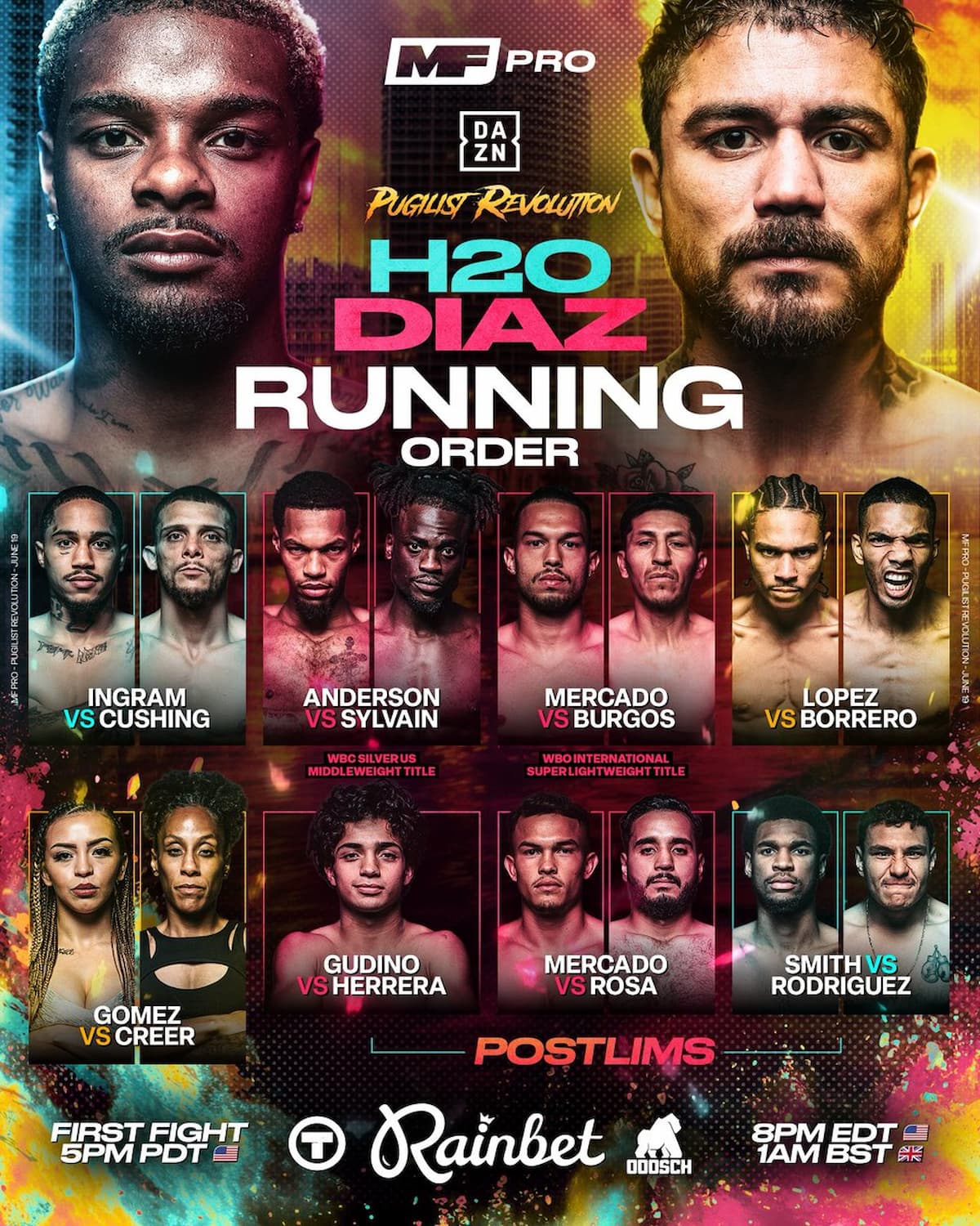Live results: Ashton 'H2O' Sylve beats Joseph 'JoJo' Diaz - Video ...